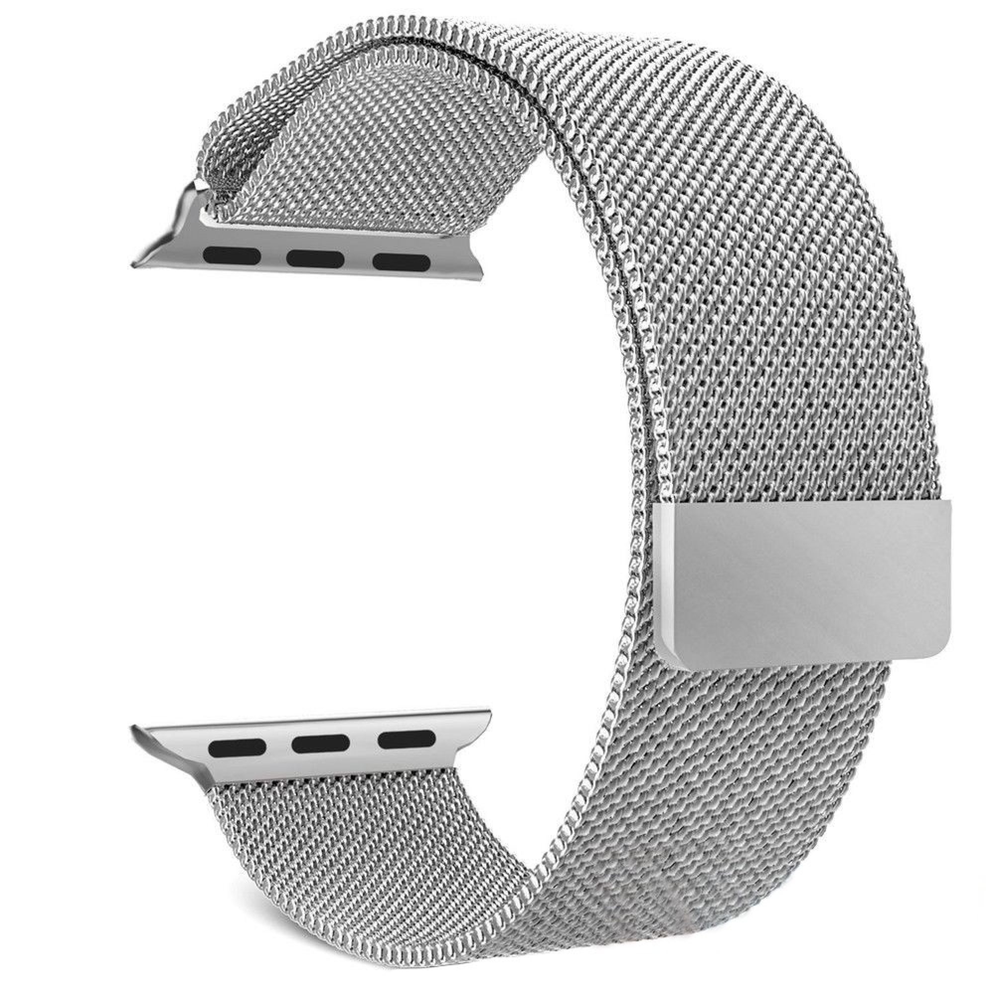 Ремінець Watch 38/40mm Milanese Loop Band High Copy Silver — купити в ...