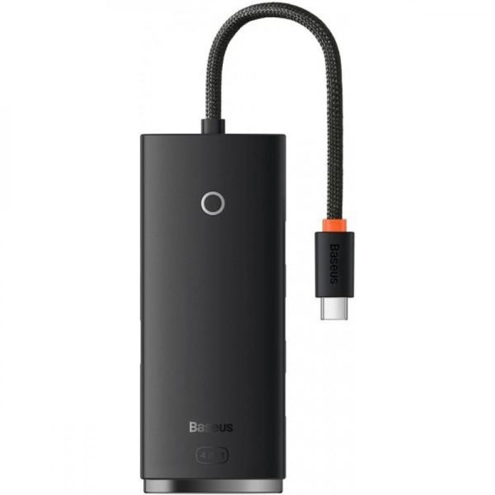 Baseus Lite Series 4-Port Type-C HUB Black (WKQX030301) — купити в ...
