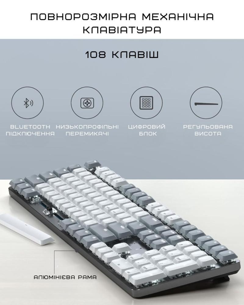 Клавиатура Satechi SM3 Slim Mechanical Backlit Bluetooth Keyboard Light ...