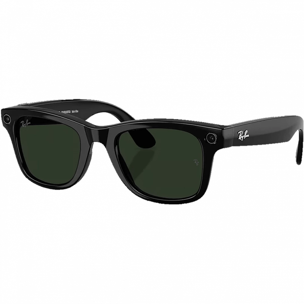 Ray-Ban Meta Wayfarer Gen2 Large Shiny Black Frame/Clear to Graphite ...