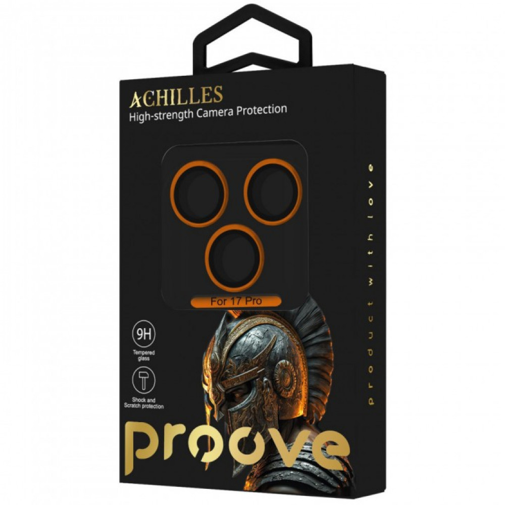Захисне скло для камери Apple iPhone 17 Pro Proove Achilles Full Metal ...